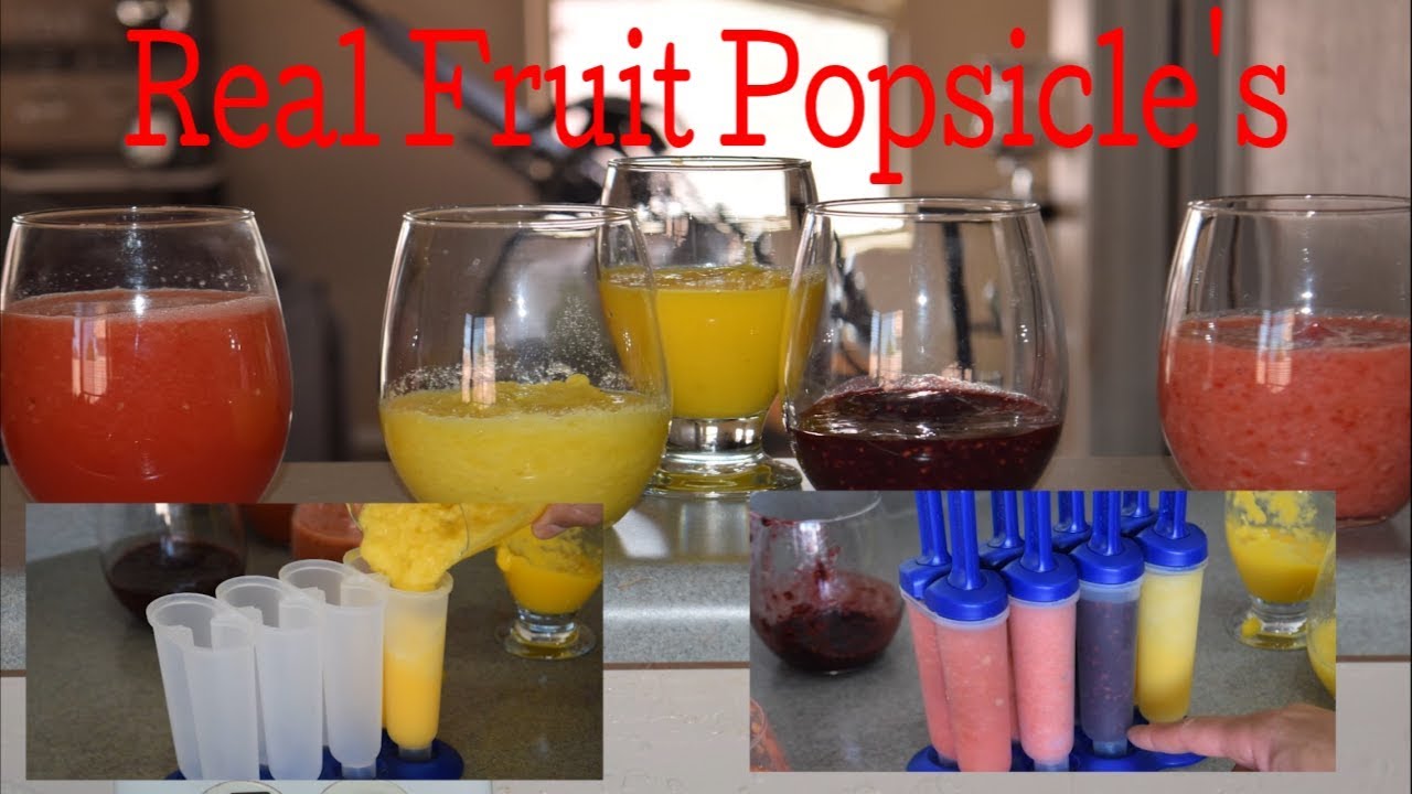 "Real" Fruit Popsicle - YouTube