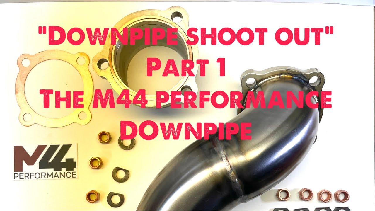 “Down pipe shoot out” part 1 M44 performance Down pipe - YouTube