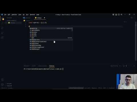agregar elementos a un array con el metodo push - javaScript - YouTube