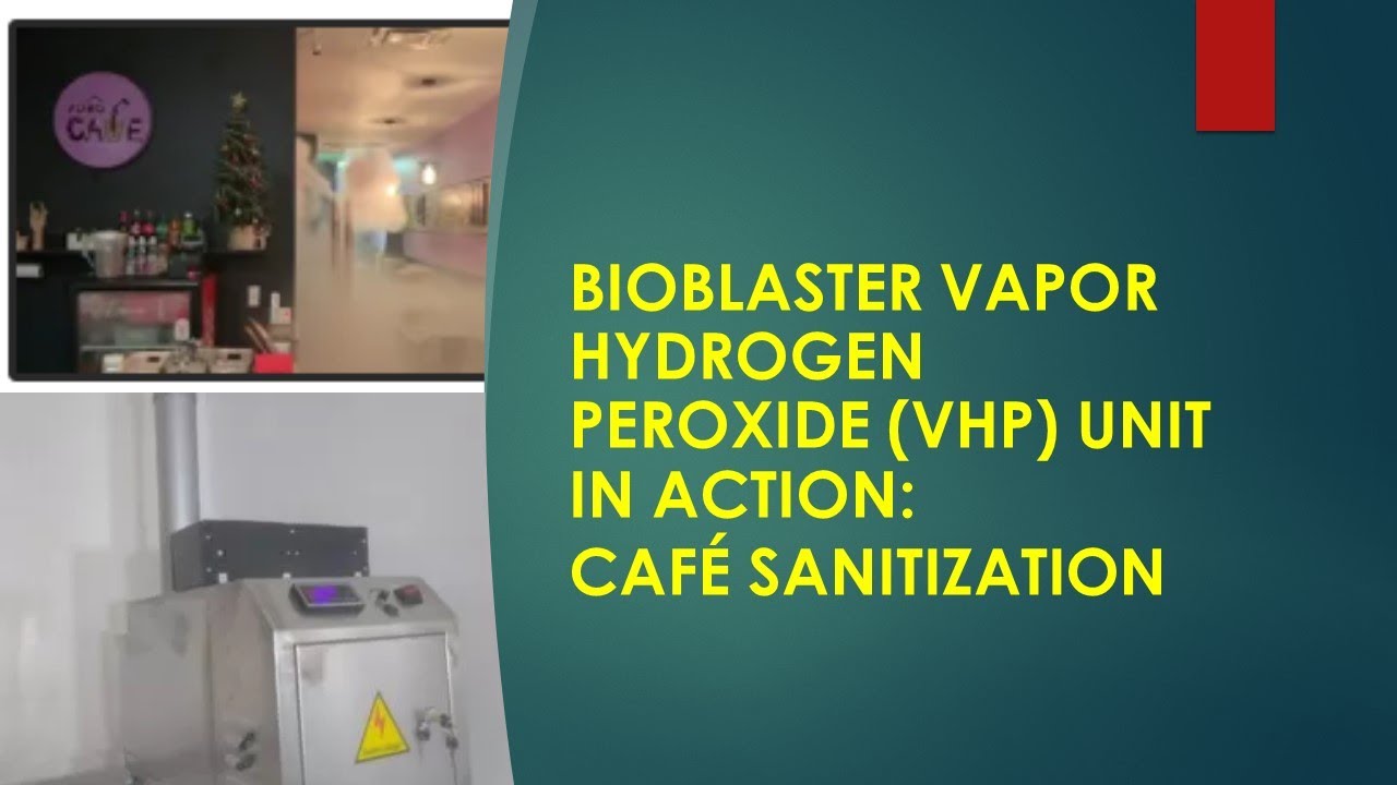 Bio3Blaster Vapor Hydrogen Peroxide Machine In Use At Food Café ...