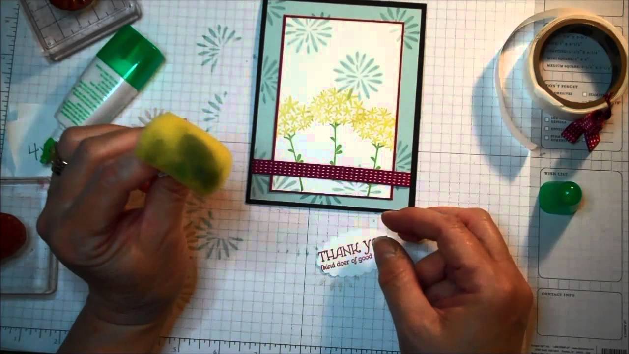 Stampin' Up! Simple Layered Card - YouTube