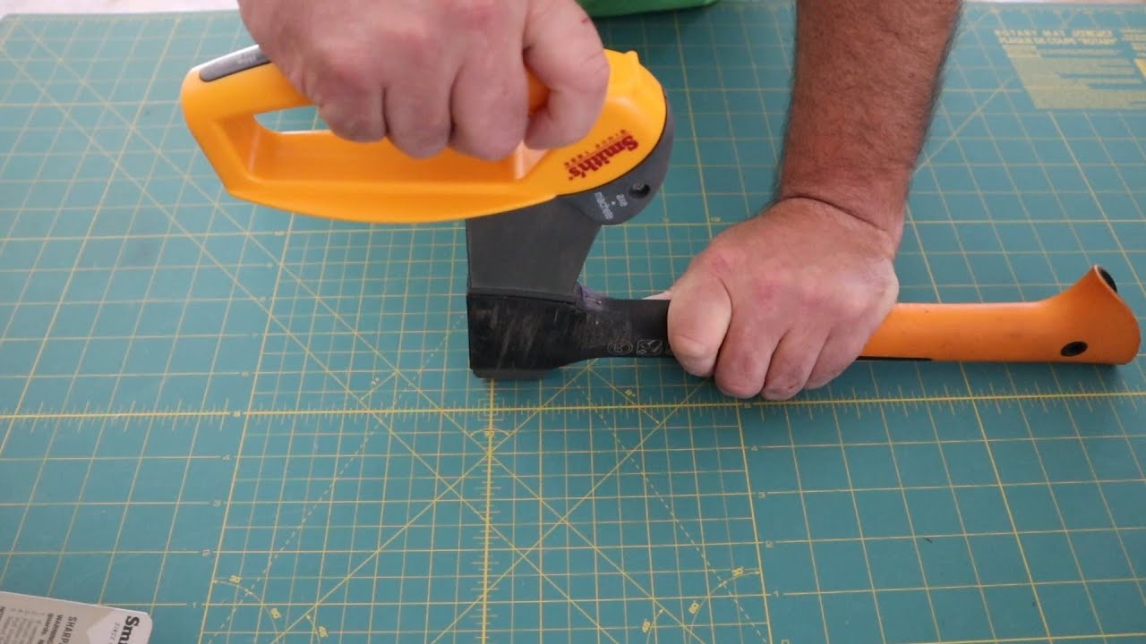 Smith's Axe & Machete Sharpener - YouTube
