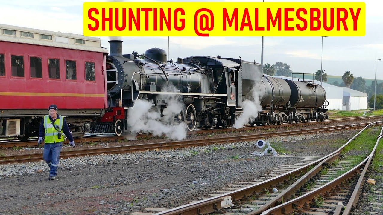 Steam Locomotive shunting at Malmesbury [1080p version] - YouTube