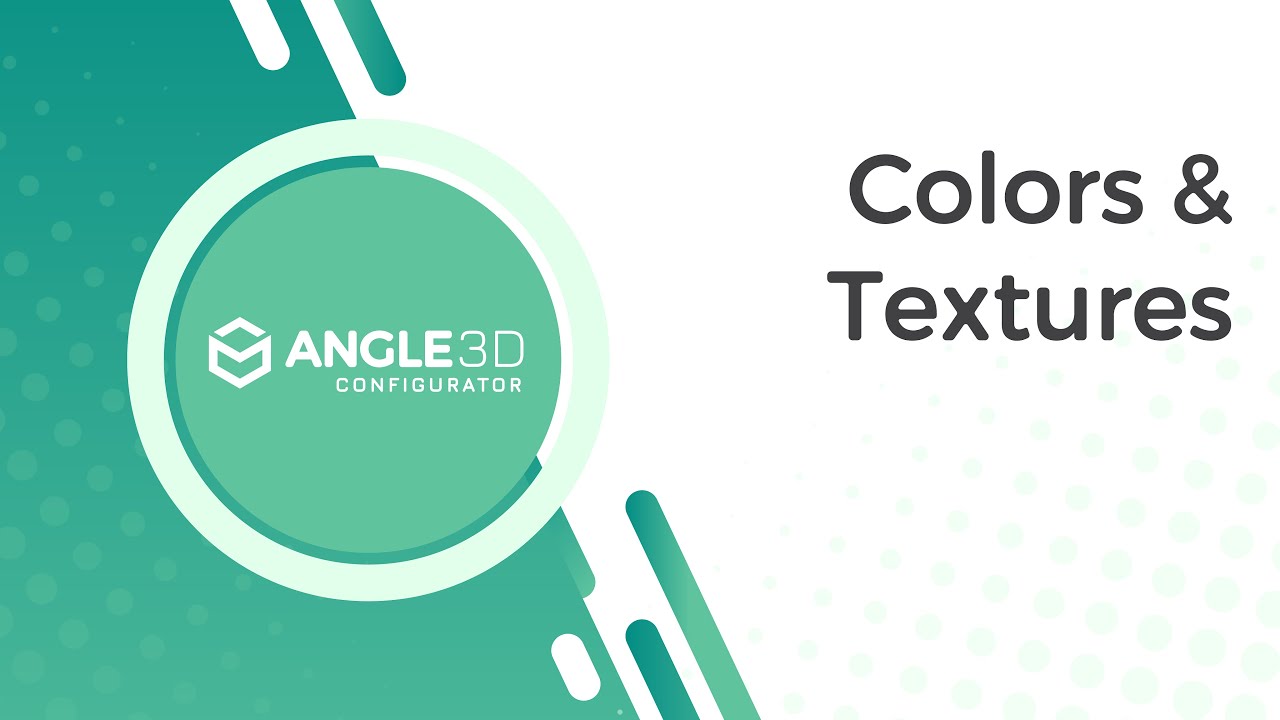 Color/Texture customization option - Angle 3D Tutorials - YouTube
