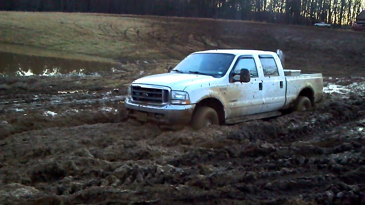 F-250 mudding in NC - YouTube