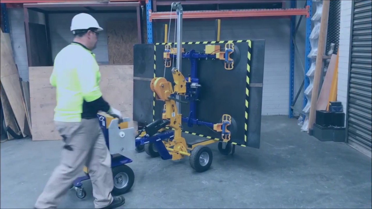 The Express 770CWA | Mobile Glass Lifter | One Stop Handling - YouTube