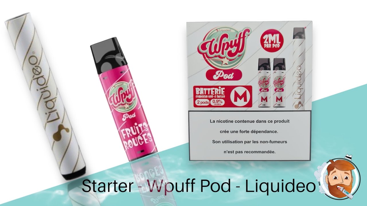 Starter Kit Blanc - Wpuff Pod - Liquideo - YouTube