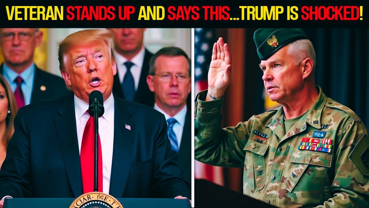 Trump Confronted by Man Veteran at Live Press Conference—His Next Move ...