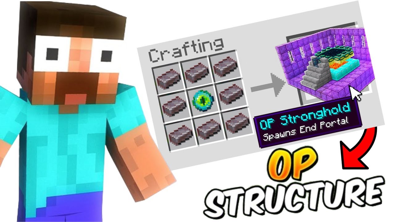 Minecraft But, I Can Craft OP STRUCTURES! - YouTube