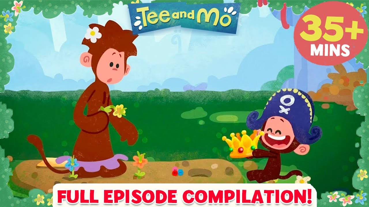 Tee & Mo Halloween Treasure Hunting 🎃 | Cartoon Season 1 | Preschool ...