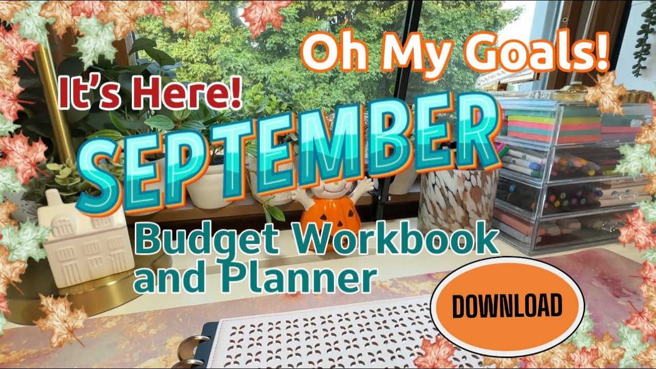 *FREE* September Budget Workbook Planner Kit Downloads AVAILABLE NOW ...