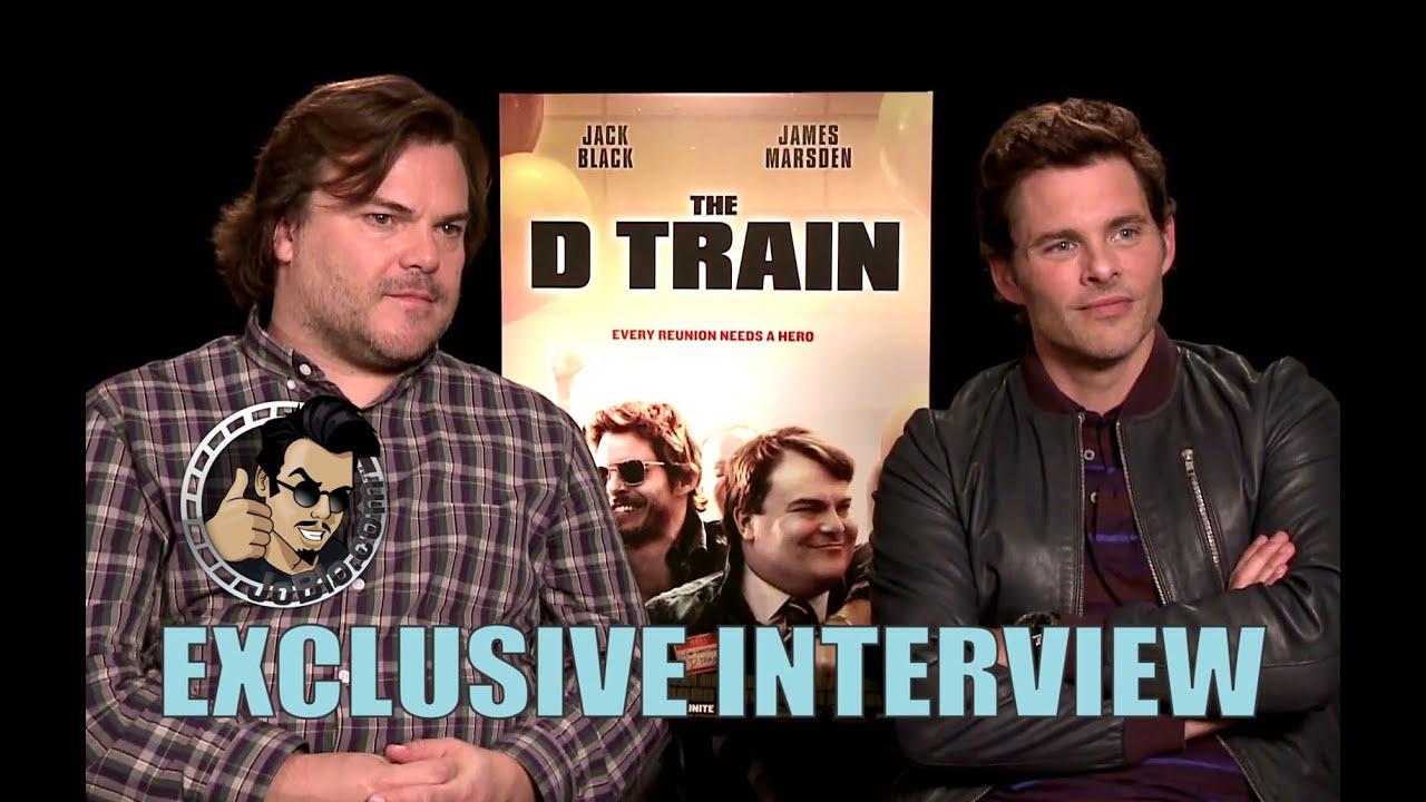 Jack Black & James Marsden Interview - The D Train (2015) JoBlo.com ...