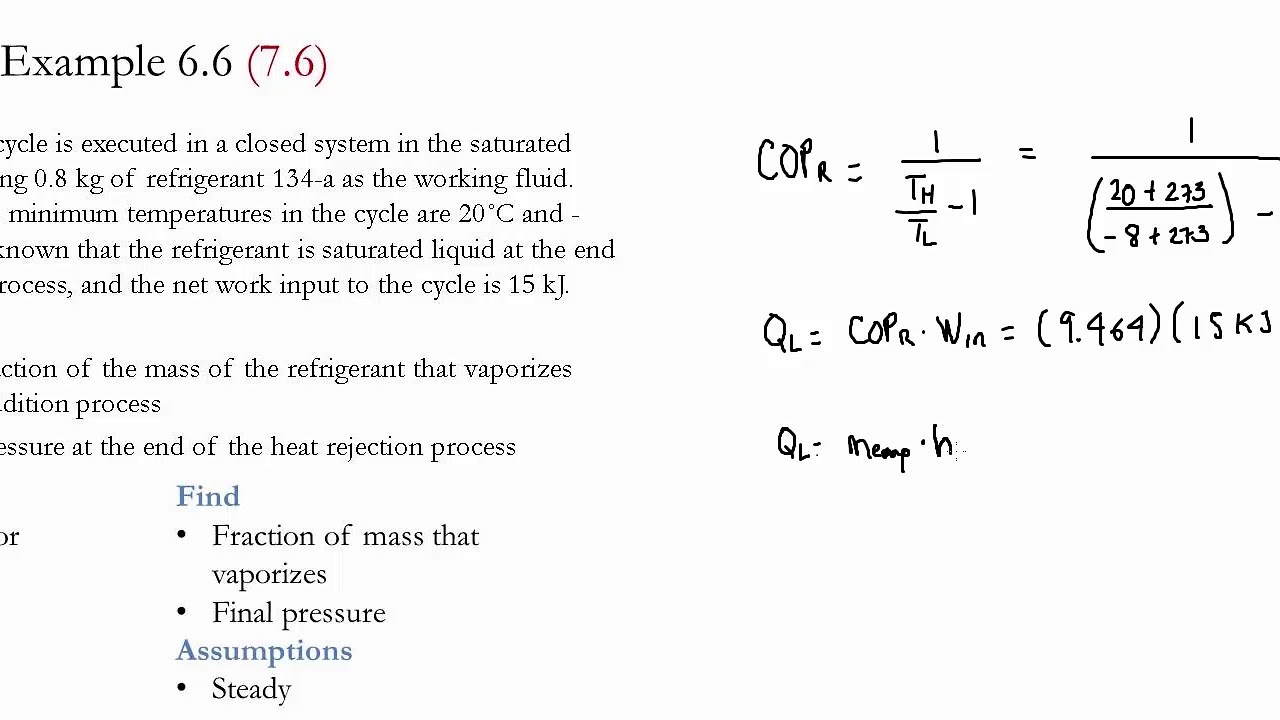 Example 6.6 (7.6) - YouTube