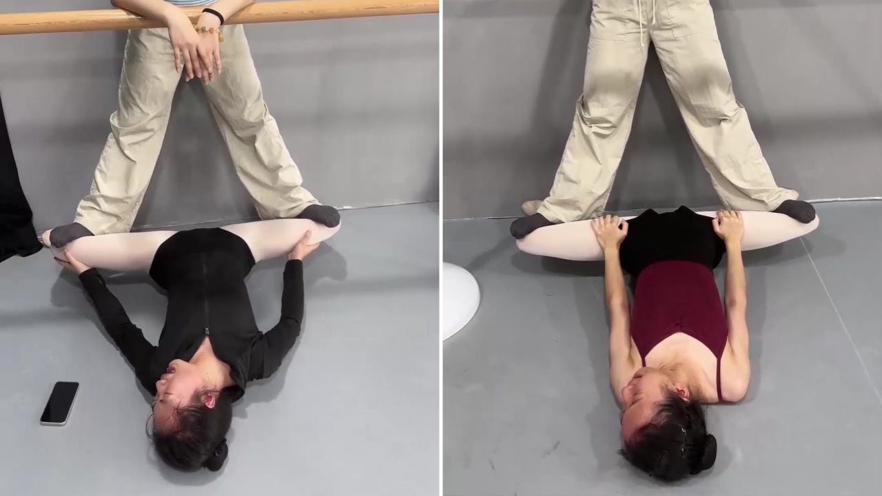 Flexibility training for dance students, Crying and persisting to ...