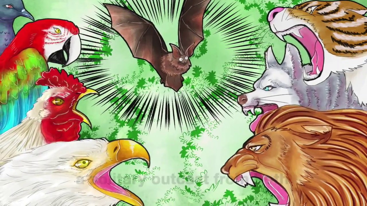 Aesop's Fables in Cantonese 8 - The Birds, The Beasts, And The Bat ...