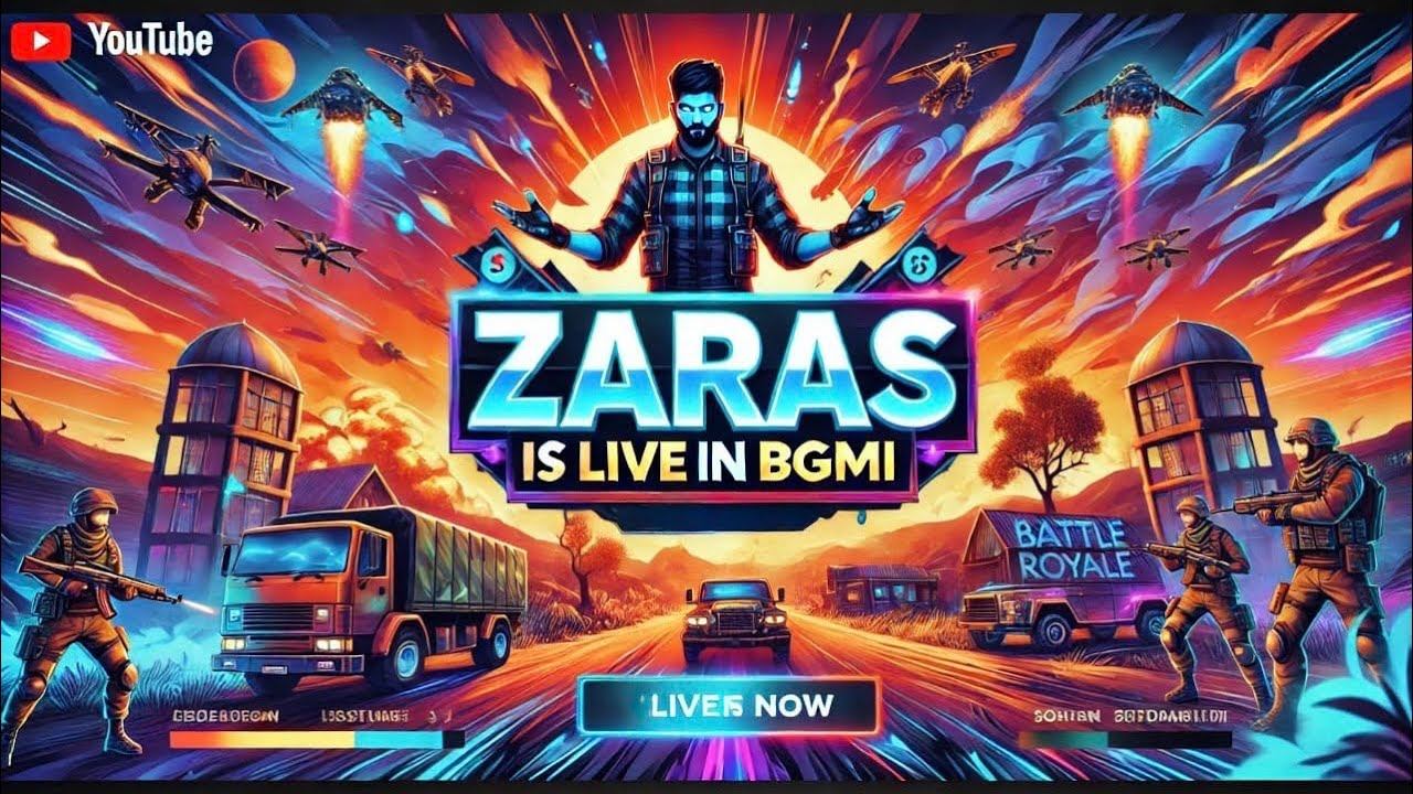 zaras is live #battlegroundmobileindia#conquererlobby - YouTube