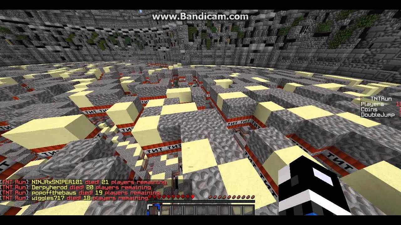 Minecraft Hypixel TNT Run #1 - YouTube