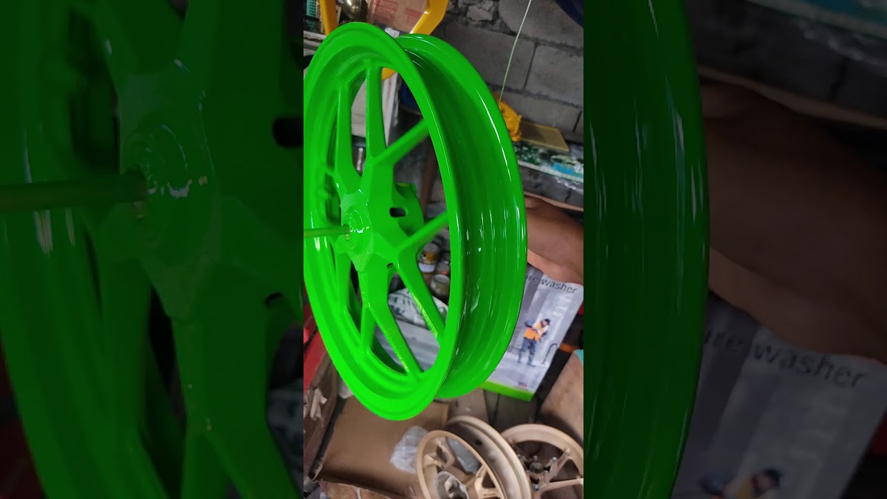 Honda Click 125 Mags - Fluorescent green - YouTube