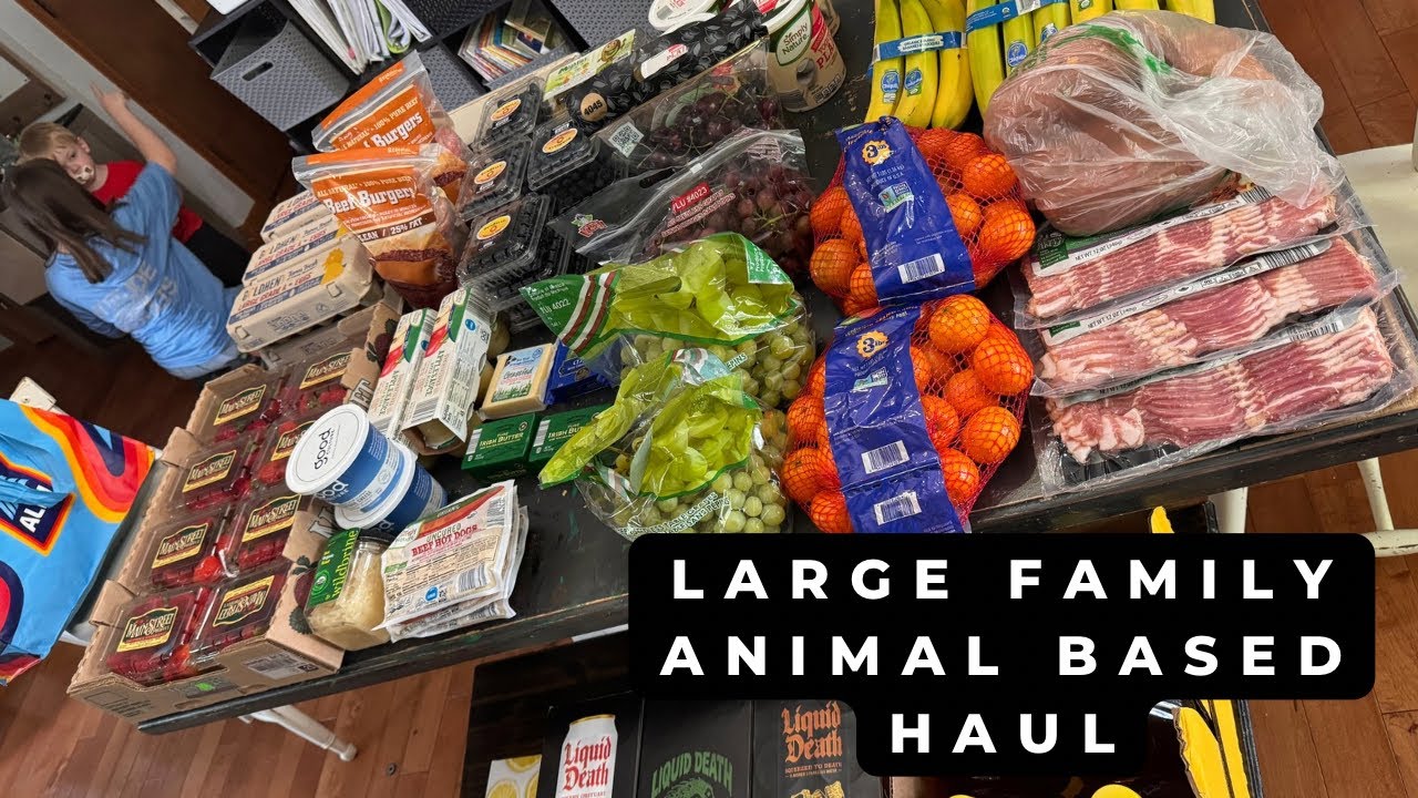 Aldi Animal Based Haul || Large Family - YouTube