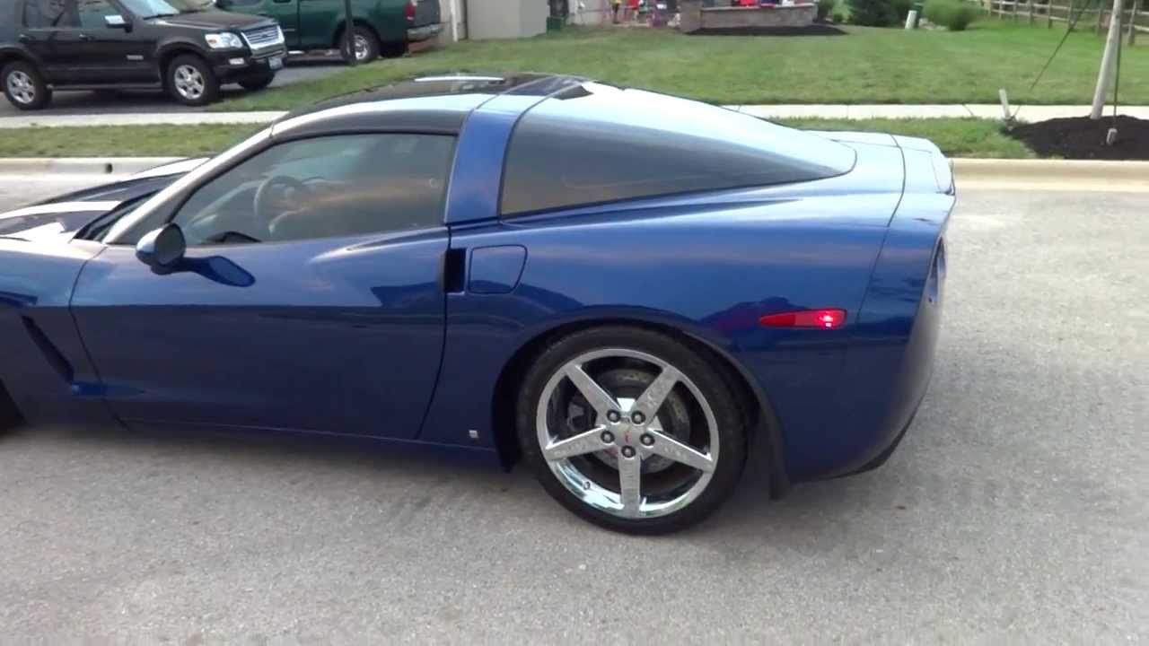2007 Corvette Supercharged LeMans Blue For Sale $35,995 - YouTube