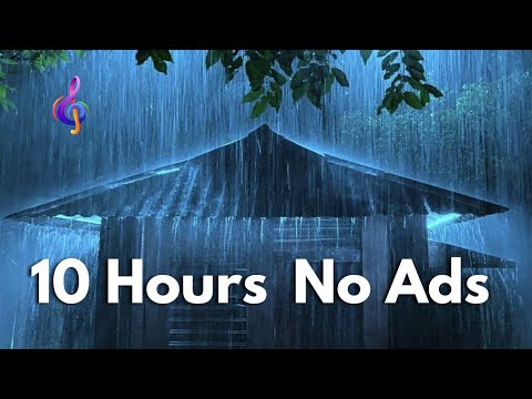10 Hours Rain On Tin Roof Sounds For Sleeping 😴 No Ads ️ Sleep With ...