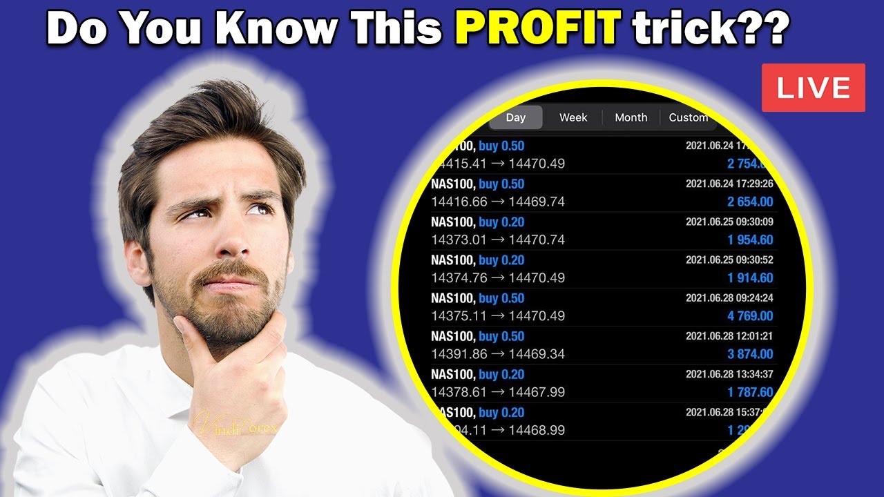 USE This 1 Trick to Take PROFITS ON US30 or NASDAQ100 - YouTube