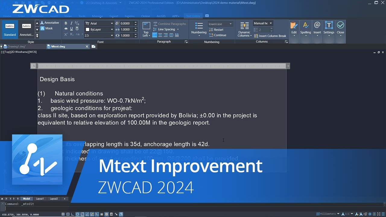 Mtext Improvement - YouTube