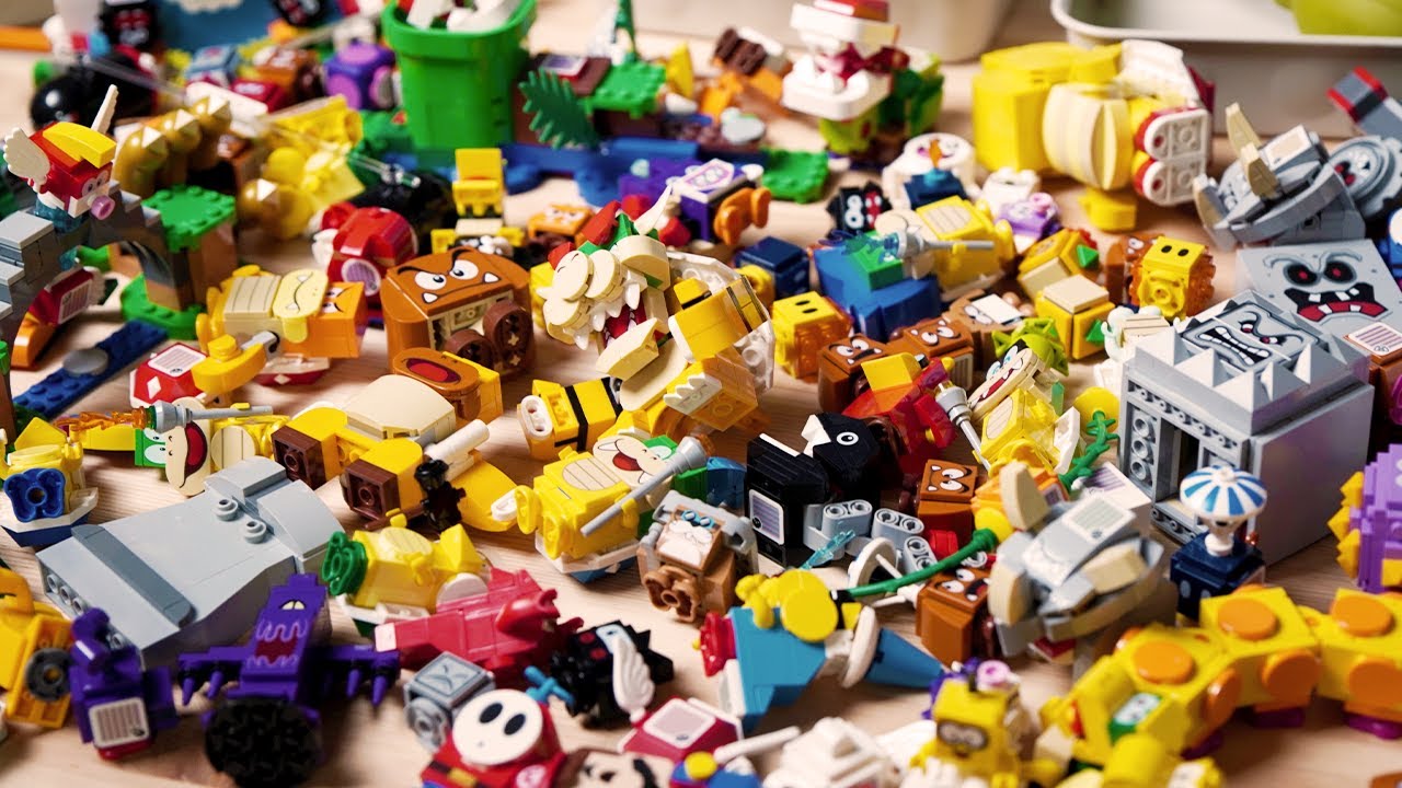 All enemy characters in LEGO Super Mario from 2020 to 2022. Speed Build ...