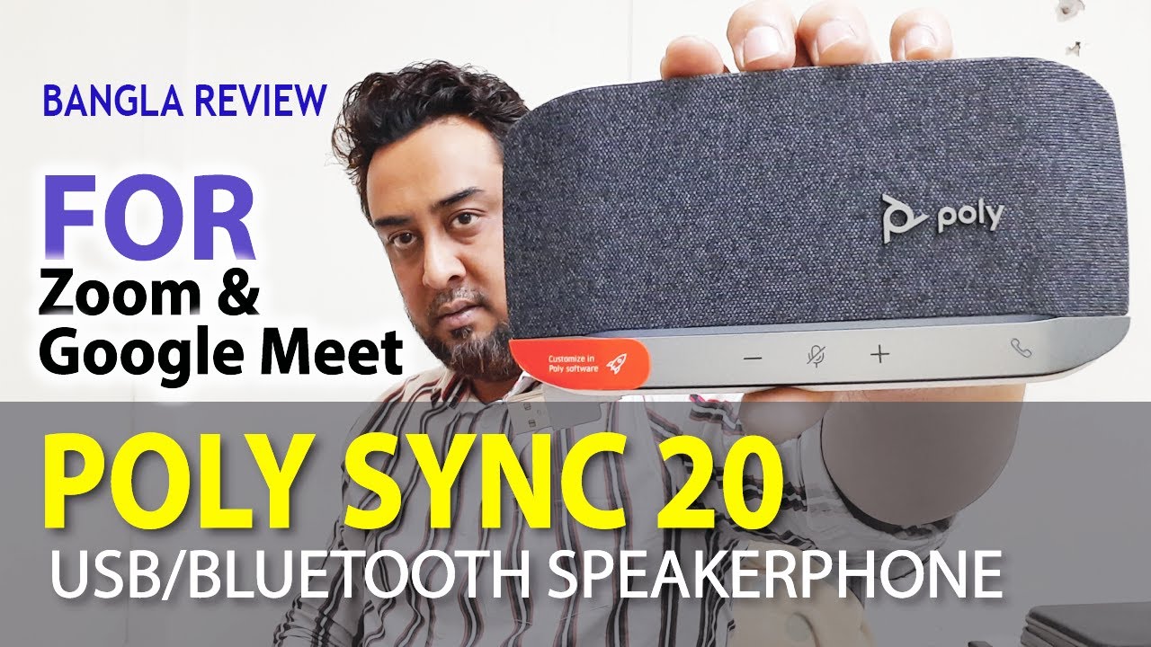 Poly Sync 20 Speaker Phone for Video Conference | Zoom & Google Meet ...