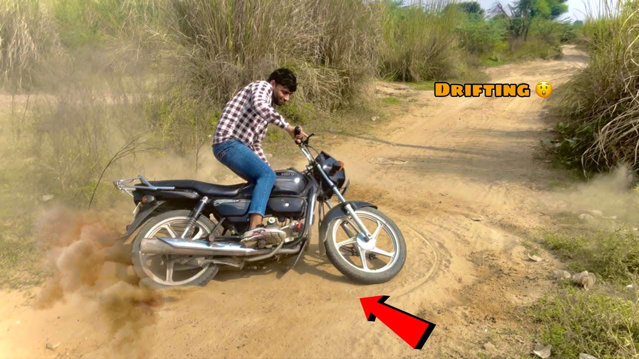 Heavy Drifting 😲 Off - Roading Stunt Wornout 🔥Splendor Plus Bike l # ...