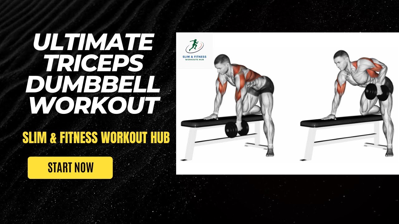 💪🔥Complete Triceps Workout 💪🔥 | Dumbbell Arm Strength & Definition ...