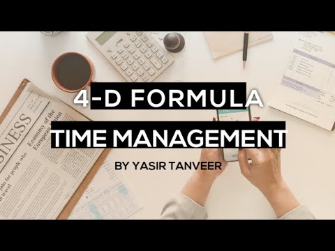 4D Formula - Time Management - YouTube