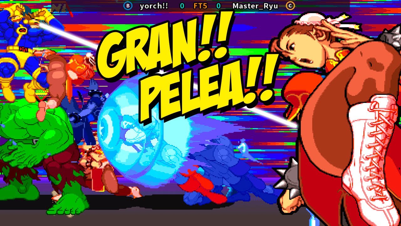 YORCH VS MASTER RYU!! MARVEL VS. CAPCOM Fighting Collection: Arcade ...