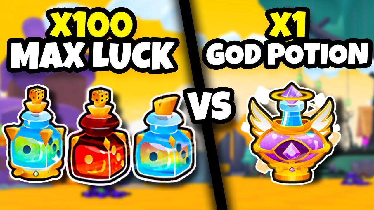 100 MAX INSTANT LUCK VS 1 GOD POTION In PETS GO Roblox! - YouTube