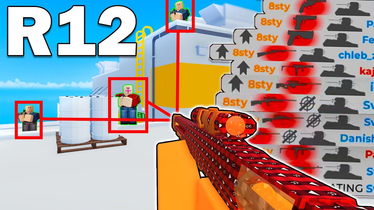DESTROYING Servers with ORANGE TEAM.. (Roblox Arsenal) - YouTube