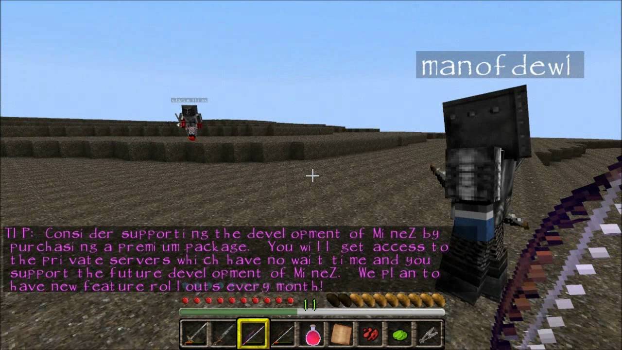 Minecraft MineZ: "Slaying a Giant Attempt" - YouTube