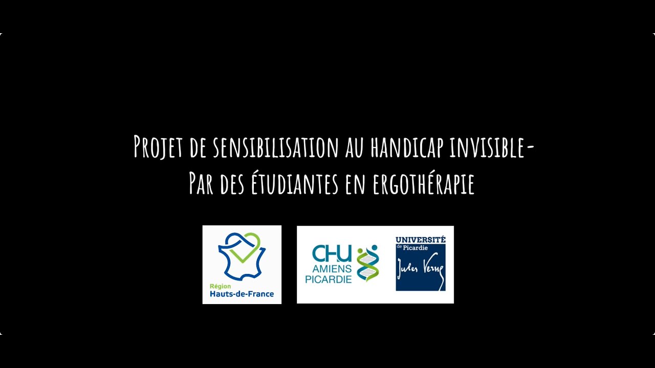 Le handicap invisible ( vu par des étudiantes en ergothérapie ) - YouTube