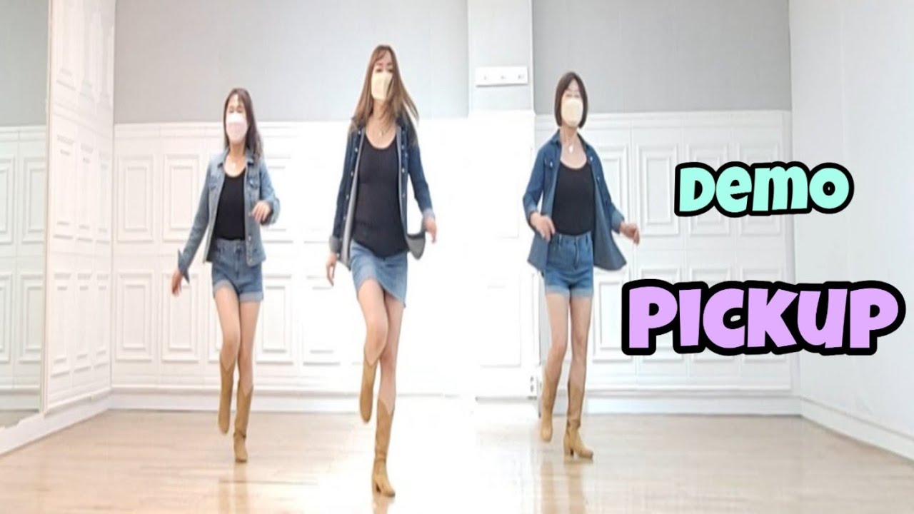 Pickup - Line Dance (Demo) - YouTube