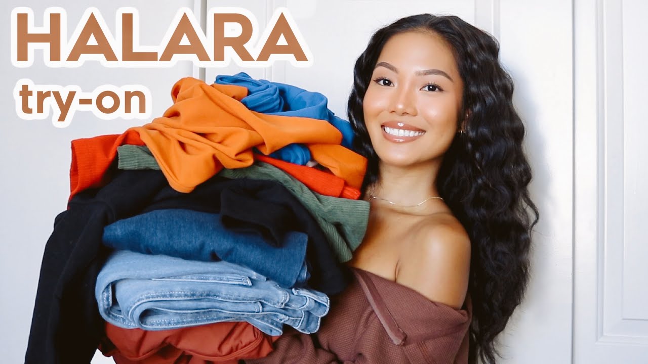 Huge HALARA TRY-ON HAUL | New Year Outfit Ideas 2024 (from activewear ...