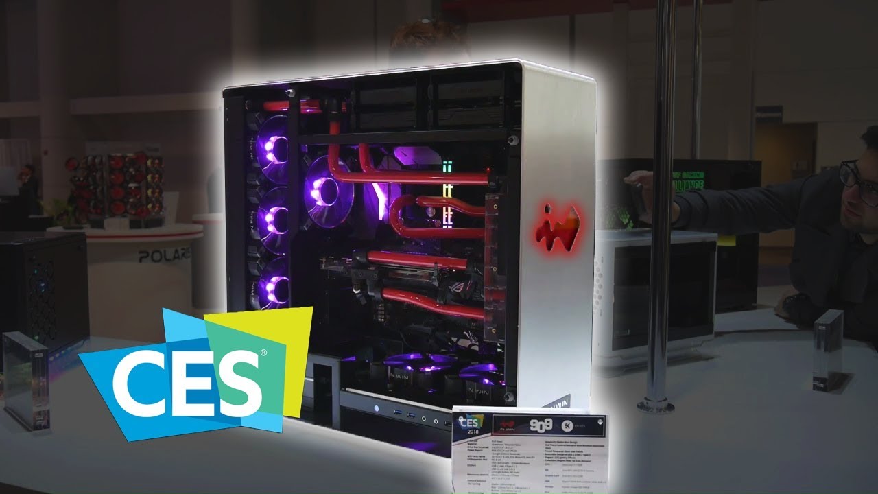 Beautiful new cases from Inwin at CES 2018 - YouTube