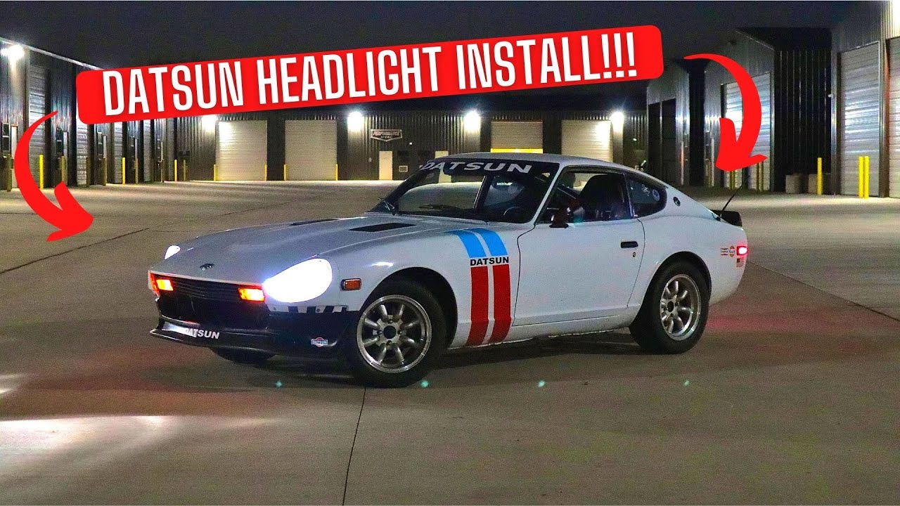 DAPPER LIGHTING Headlight Install on my Datsun 280Z! - YouTube