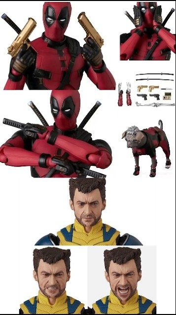 MAFEX WINS!! NEW DEADPOOL & WOLVERINE FIGURES 🔥 #marvel # ...