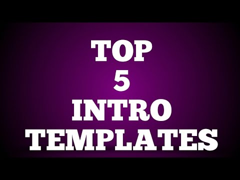 TOP 5 INTRO TEMPLATES FREE DOWNLOAD LINK - YouTube