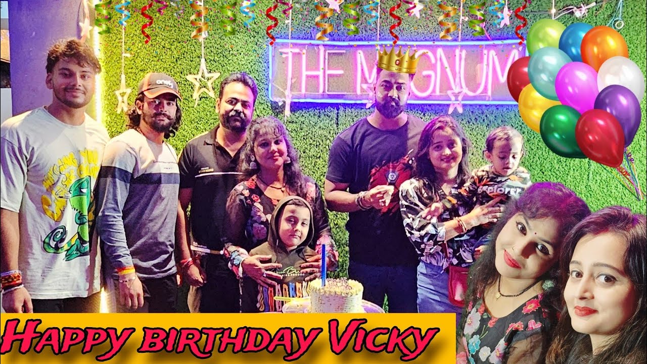 Vicky Ke Birthday mei hui masst party || Vicky's Birthday Celebration ...