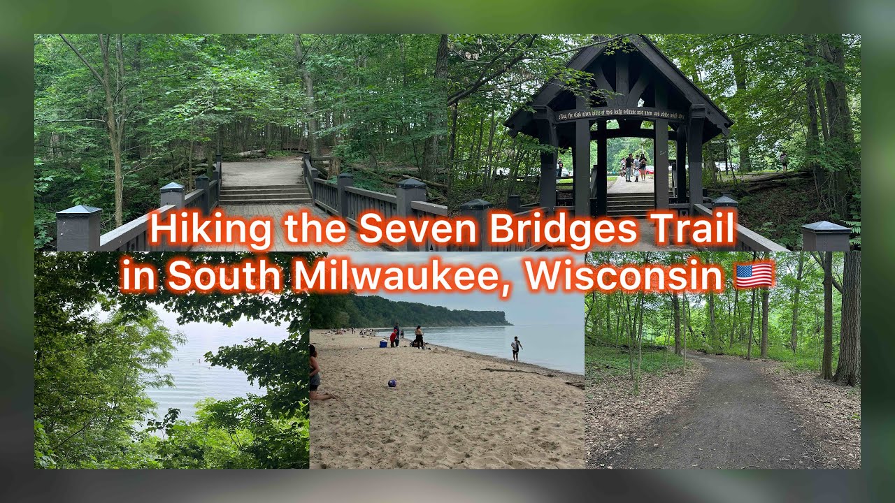 Hiking the Seven Bridges Trail in South Milwaukee, WI🇺🇸| Grant park ...