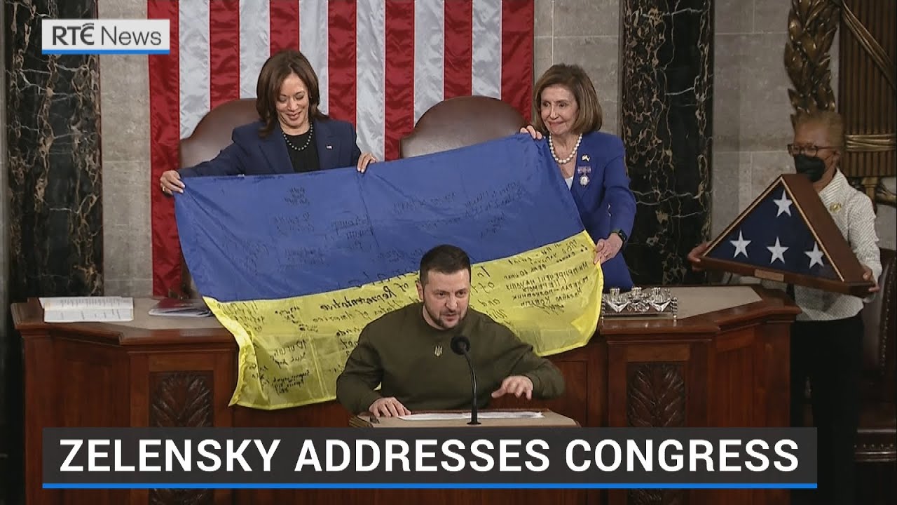 Zelensky tells US Congress aid is 'not charity' - YouTube
