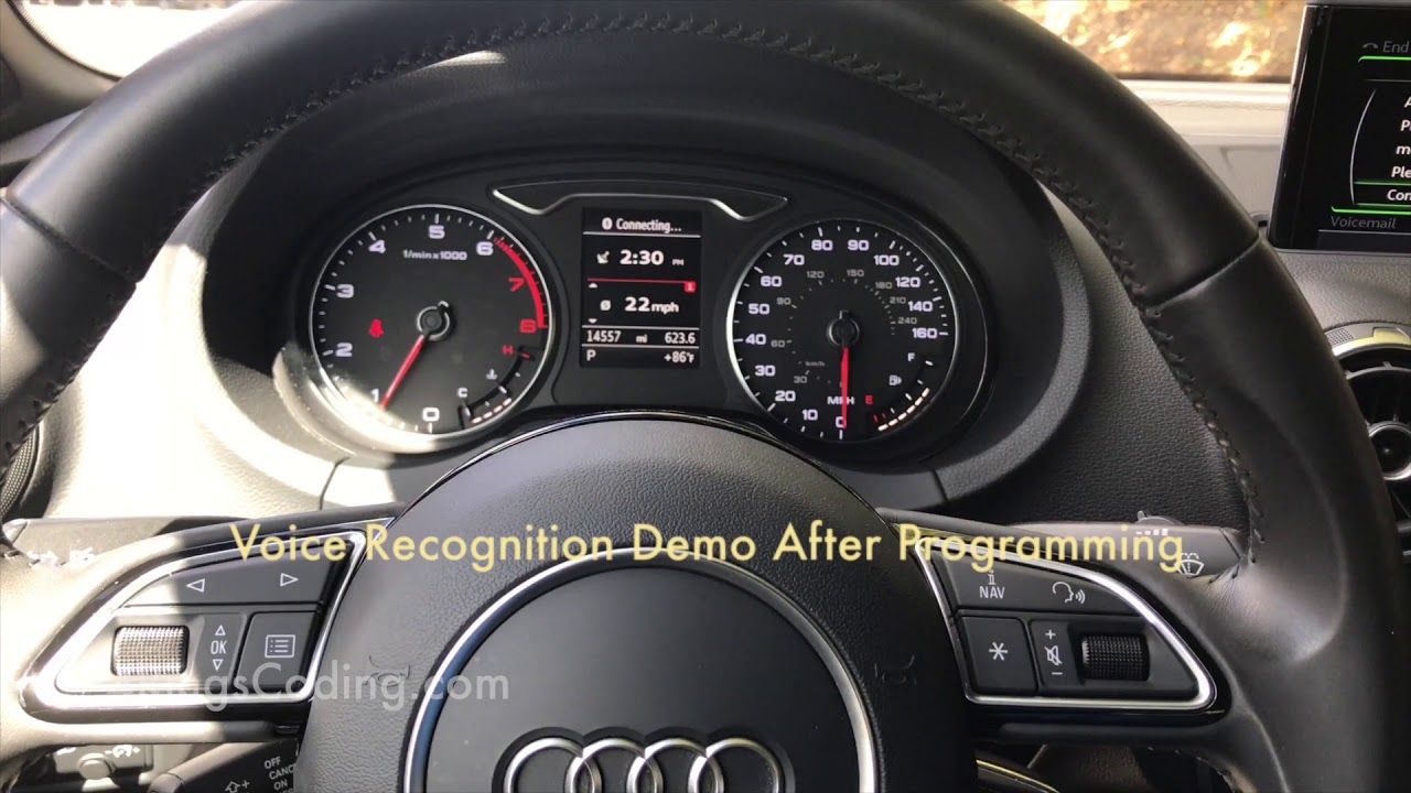 Audi A3 Cabriolet Voice Recognition Activation - YouTube