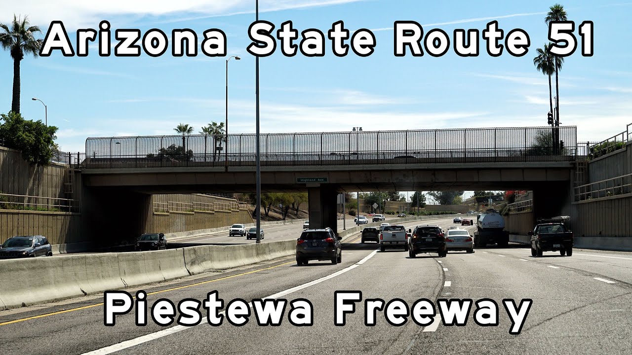 Arizona SR-51 - Piestewa Freeway - Phoenix Arizona - March, 2020 - YouTube
