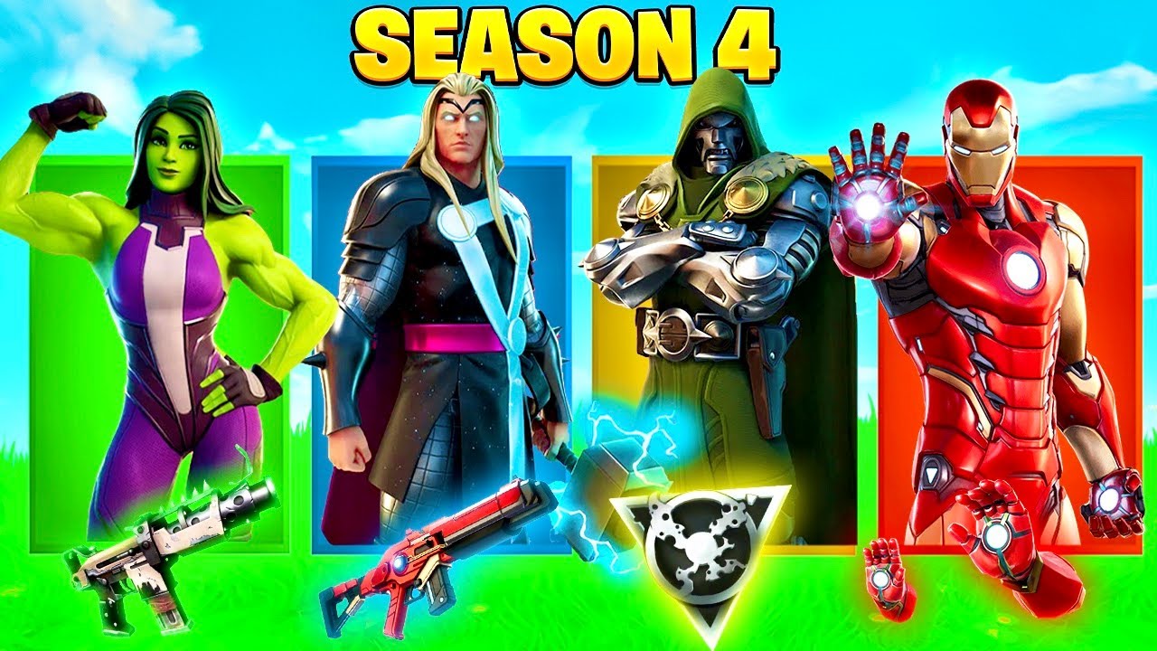 RANDOM SKIN CHALLENGE DELLA SEASON 4 SU FORTNITE!! - YouTube