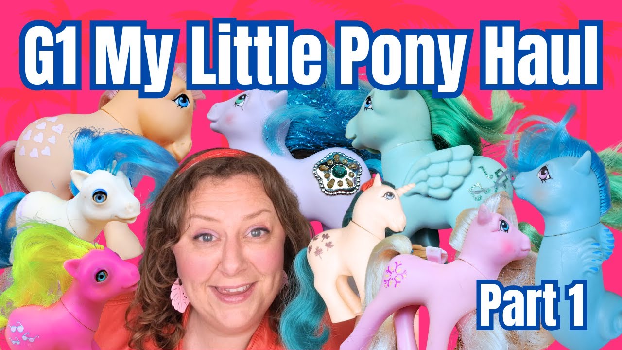 30. Part 1 - Thrift Store G1 My Little Pony Find - A Big Bag of Ponies ...